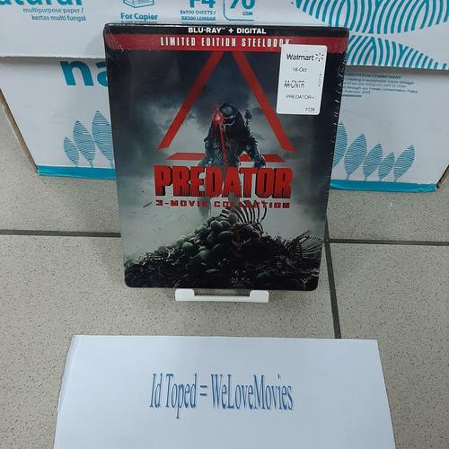 Jual Blu Ray Predator 3-Movie Collection Steelbook - Kota Medan ...