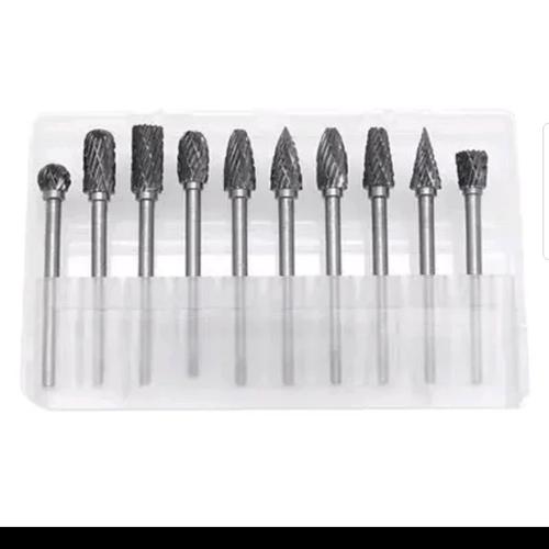 Jual Rotary burr carbide bor tuner set isi 10 pcs..shank 3 mm - Kab ...