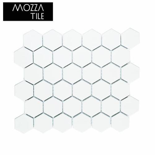 Jual Mosaic Mozaic Mosaik MOZZA Hexa Maxi Glossy White - Jakarta Utara ...