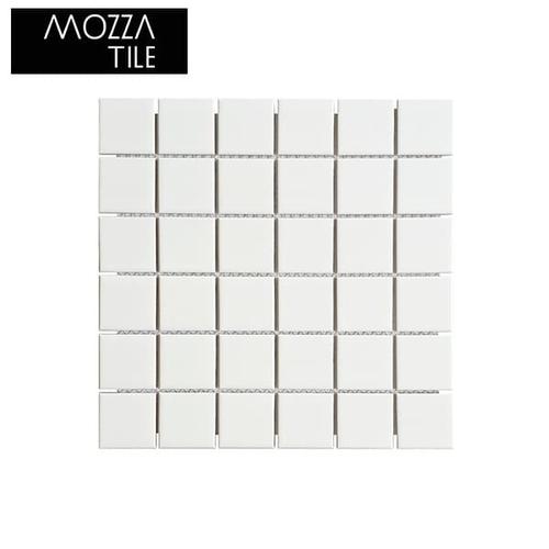 Jual Mosaic Mozaic Mosaik MOZZA Med Square Matte White - Jakarta Utara ...