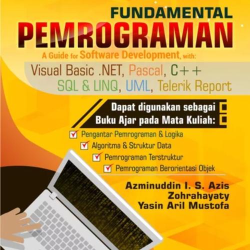 Jual Buku Fundamental Pemrograman Visual basic pascal sql dll - Kab ...