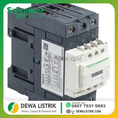 Jual [ LC1D65AM7 ] Schneider - KONTAKTOR 65A 1NC 1NO 220V 50/60HZ - Jakarta Pusat - Dewa Listrik ...