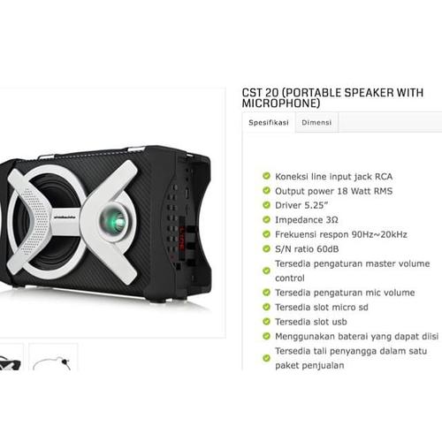 Jual Speaker Portable SIMBADDA CST 20 - With Microphone, USB and Micro SD - Jakarta Pusat - KSS ...