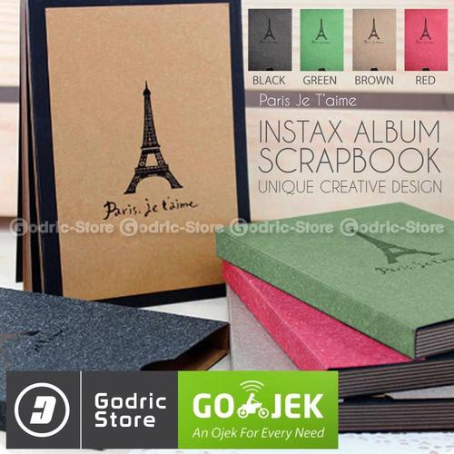 Jual Album ScrapBook Paris Je T'aime 26 Lembar Fujifilm Instax Mini ...