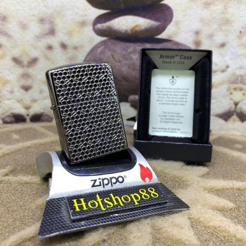 Jual Zippo Armor Original Hexagonal Design Ebony 49021 - Jakarta Pusat - Zippo Original ...