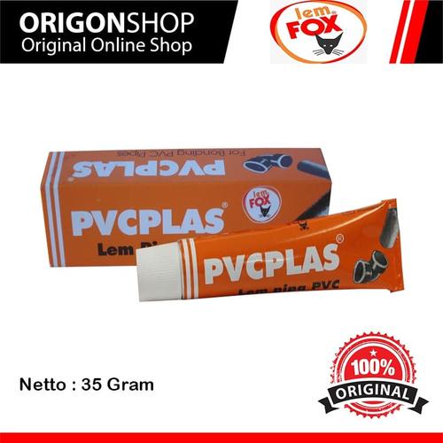 Jual Lem Fox PVCPLAS Tube 35 gram Termurah / Lem Pipa ORIGINAL ...