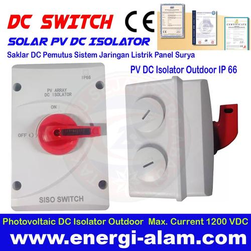 Jual Saklar Panel Surya 1200VDC - 4P DC PV Isolator Outdoor Enclosure ...