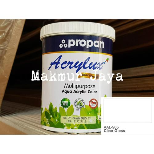 Jual Acrylux Clear Gloss Propan Cat Duco Besi Kayu Water Based ...