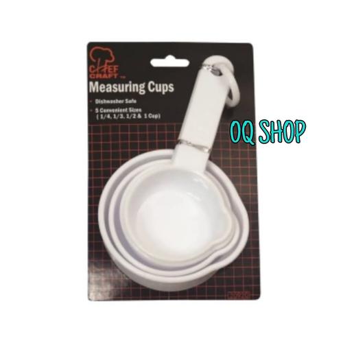 Jual KITCHEN CRAFT SET SENDOK TAKAR 4 PCS / MEASURING CUP WHT 4 PCS ...