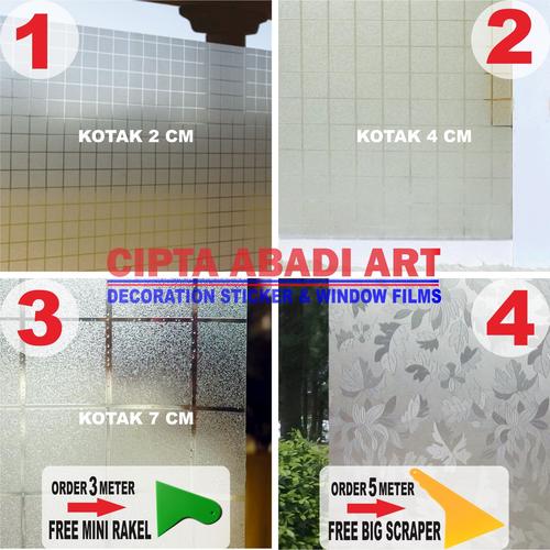 Jual STIKER KACA MOTIF KOTAK KOTAK BLUR - 3 - Kota Bekasi - CIPTA ABADI ...