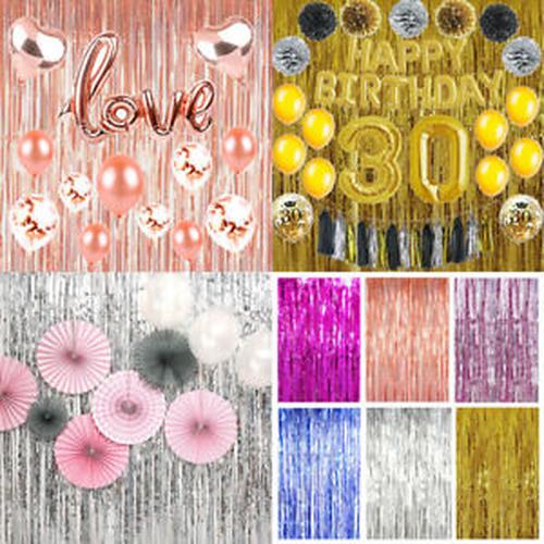 Promo Tirai Rumbai Foil 2 Meter / Curtain Slinger Foil / Backdrop Foil ...