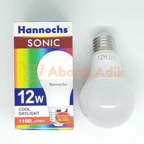 Jual Hannochs Sonic 12w 12 w 12 watt daylight Putih Bohlam Lampu LED ...