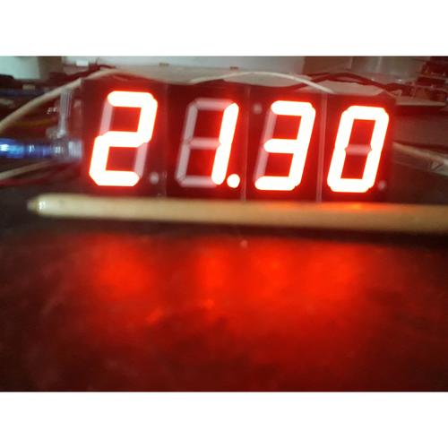 Jual Jam Digital seven segment 1 inch ( handmade) tanpa frame with ...