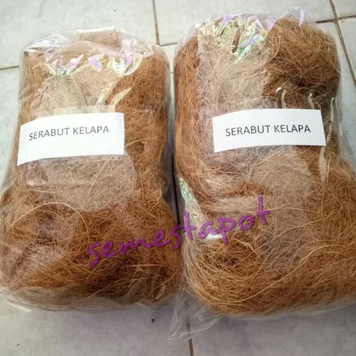 Jual Serabut Kelapa Coco Fiber Cocofiber Ijuk Kelapa 100 gram - Kota ...