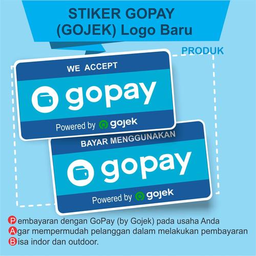 Jual STIKER GO---PAY (logo baru) dari gojek, untuk tempat usaha - Kab ...