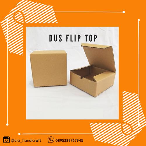 Jual kardus Flip Top 12 x 12 x 5 cm Dus Custom Packing Kemasan produk ...