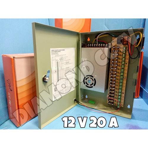 Jual panel cctv - power cctv - power supply box 12V 20A CCTV - Jakarta ...