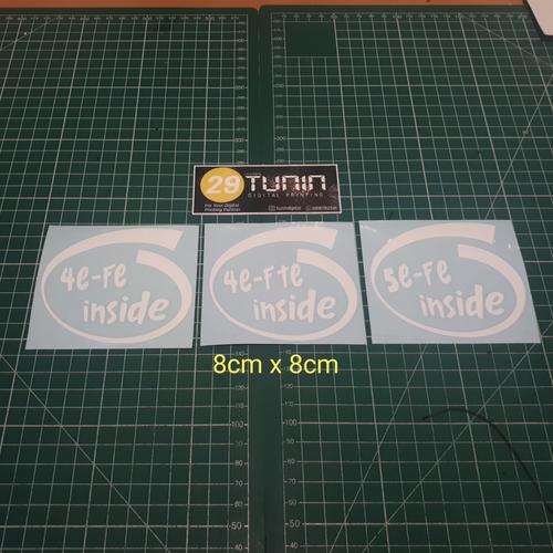 Jual Cutting Sticker stiker toyota starlet 4efte 4efe 5efe inside - Kab ...