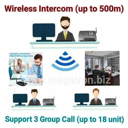 Jual 6-channel Wireless Intercom (Interkom Tanpa Kabel) - up to 500 ...