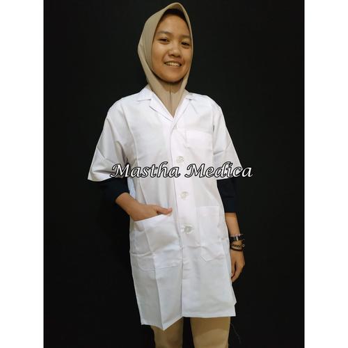 Jual jas Lab/ Laboratorium lengan Pendek Ukuran M - Jakarta Timur ...