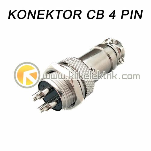 Jual Konektor CB 4 Pin Kaki Connector Jack CB 4 Pin - Jakarta Barat ...