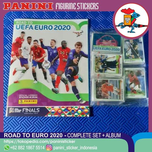 Jual Panini Sticker Album-Roaad To Euro 2020 - Complete Set & Album ...