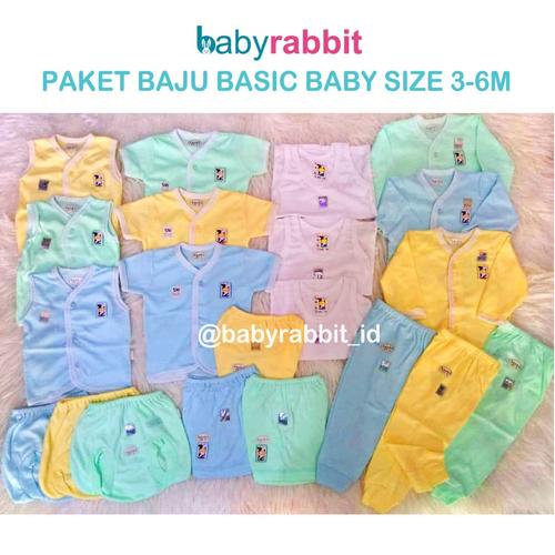 Jual Paket Baju Bayi 3-6 Bulan Hachi Basic / Pakaian untuk Bayi Baru ...