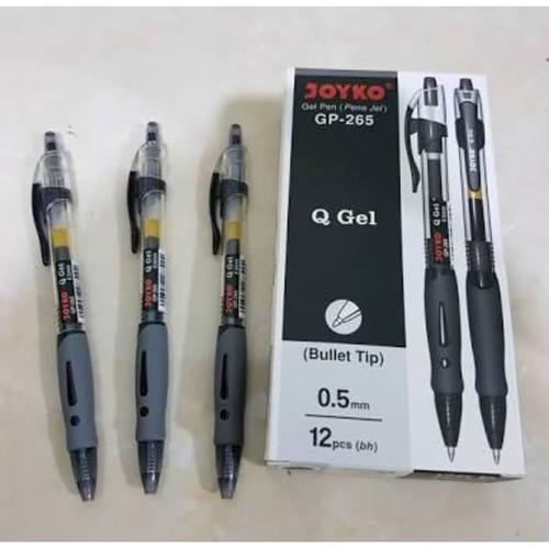 Jual Pulpen Gel Joyko GP-265 Q-Gel 0.5mm / Pulpen Joyko Q-Gel - Hitam - Jakarta Pusat - Arindah ...