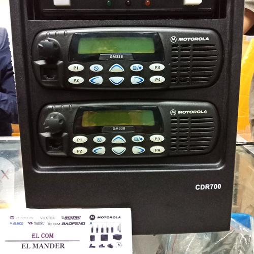 Jual RADIO RIG REAPITER MOTOROLA CDR 700 INCLUDE GM 338 UHF / VHF ...