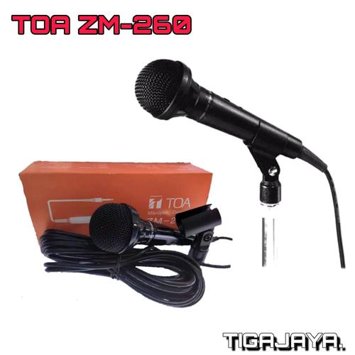 Jual Mic / Microphone / Mik /Mikropon Dinamik Kabel TOA ZM - 260 - Kota ...