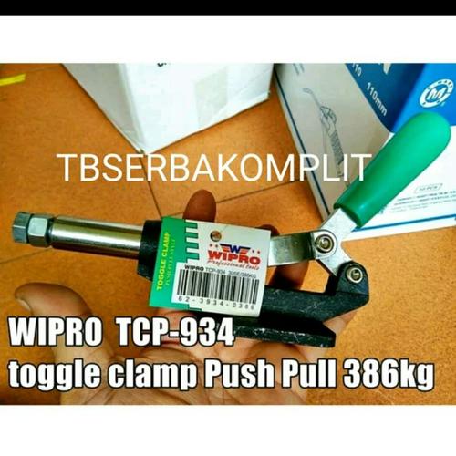 Jual Toggle Clamp TCP934 Wipro Push Pull Daya 386kg Heavy Duty Klem ...