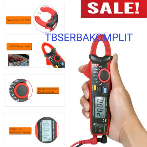 Jual UNI-T UT210E Mini AC DC Clamp Ampere Meter 100A True RMS UT-210E ...