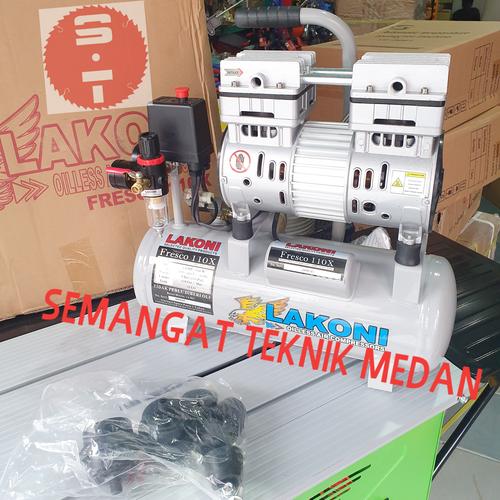 Promo COMPRESSOR KOMPRESSOR OILLESS SILENT LAKONI FRESCO 110 110X 1HP 1 ...