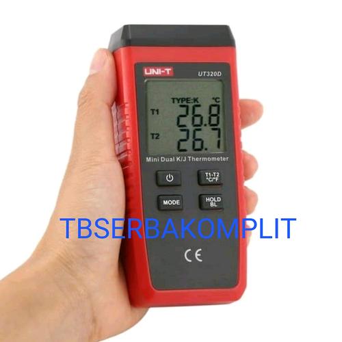 Jual UNI-T UT-320D Dual Channel Thermometer J K -50 to 1300 Celsius ...