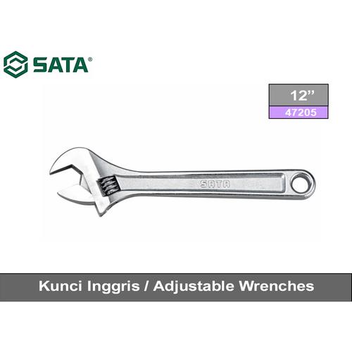 Jual Kunci Inggris 12 Inch 47205 Adjustable Wrench SATA TOOLS - Jakarta ...