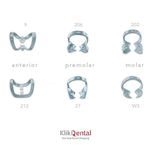 Jual KLIK DENTAL KSK Clamps Dentech Matte ( perpieces ) - Clamp #206 - Jakarta Utara - Klik ...
