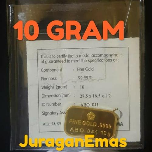 Jual LOGAM MULIA LM 10 GR (GRAM) ANTAM LANDSCAPE MODEL LAMA - Jakarta ...