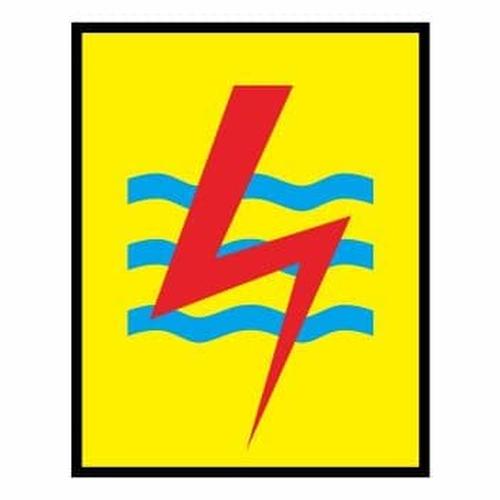 Jual Stiker cuting PLN logo listrik flash cutting sticker simple murah ...