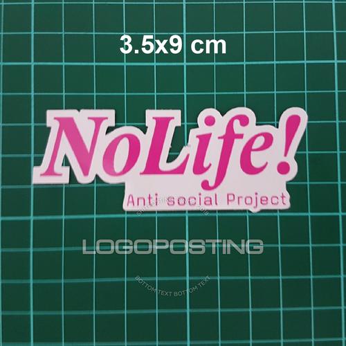 Jual NO LIFE - Sticker Logoposting Love Live Anime Stiker - Kab ...