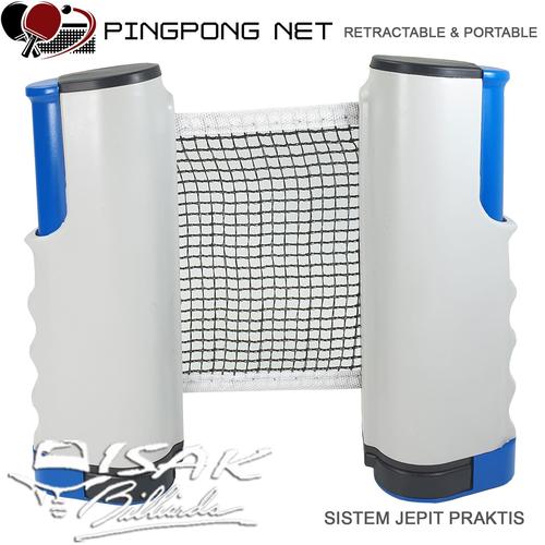 Jual Retractable PingPong Net Tarik - Jala Meja Ping Pong Table Tennis ...