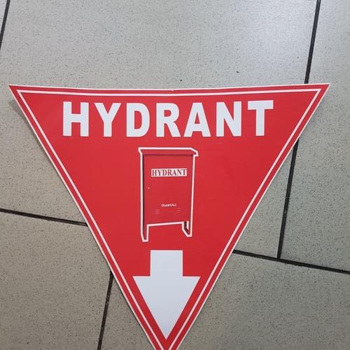 Jual SIGN LABEL STICKER K3 RAMBU SEGITIGA HYDRANT FIRE EXTINGUISHER ...