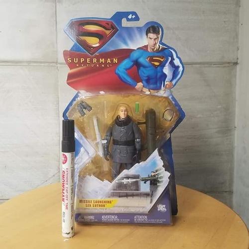Jual mainan figure missile launching lex luthor superman returns mov ...