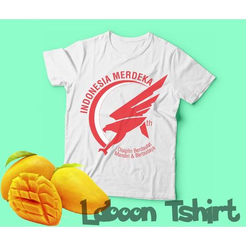 Jual Kaos 17 agustus Murah | kaos Merdeka | Kaos 74 Th Merdeka - M ...