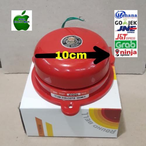 Jual round bell listrik besar 10cm bel sekolah bel kring - Kota Depok ...