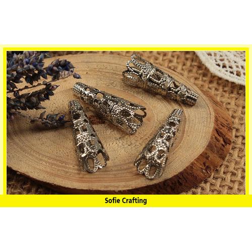 Jual 10 Buah Topi Manik Terompet Nikel 10 mm M47 Sofie Crafting - Kota ...