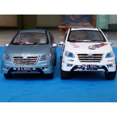 Jual Contoh Custom Toyota Innova 2014 (Blue) DieCast WellyNex 1:40 ...