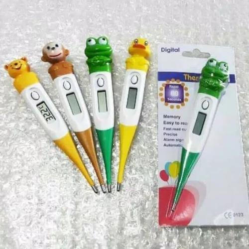 Jual Thermometer KARAKTER anak pengukur suhu badan anak baby dewasa ...