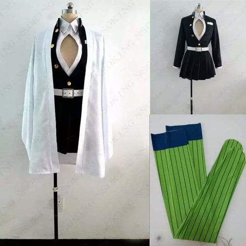 Jual COSTUME COSPLAY MITSURI KANROJI KIMETSU NO YAIBA HAORI YUKATA ...