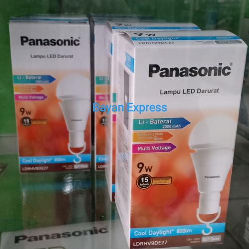 Jual Lampu Darurat LED Emergency Light Panasonic 9W LDRHV9DE27 - Kota ...