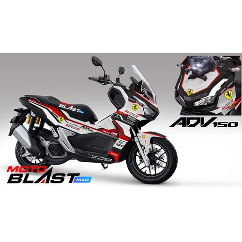 Jual Decal stiker Honda ADV 150 White ABS Ferrari FULLBODY - Kota ...